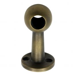 Gallery / Fiddle Rail Bracket for Ø13mm - Centre - Polished Brass House ...