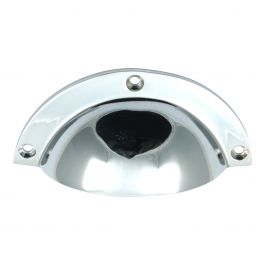 Hooded / Half Moon / Cup Pull - Polished Chrome House of Brass Ltd