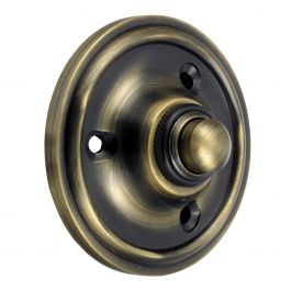 Round 60mm Bell Push - Antique House of Brass Ltd