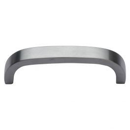 Curved "D" Shaped Pull Handle - Satin Chrome House of Brass Ltd