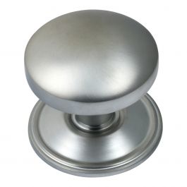 Satin Chrome Dome Door Knob House of Brass Ltd